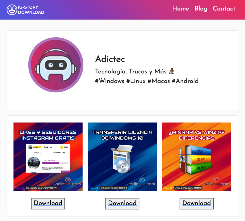 5 Apps para Descargar Vídeos de Instagram e Insta Stories