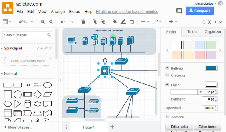 draw.io: Crear diagramas usando el navegador » Adictec