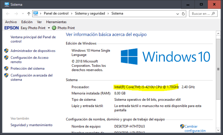 Cómo ver qué CPU o Procesador está en mi PC » Adictec