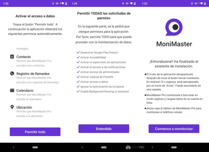 MoniMaster for Android: Mejor App Control Parental para Android