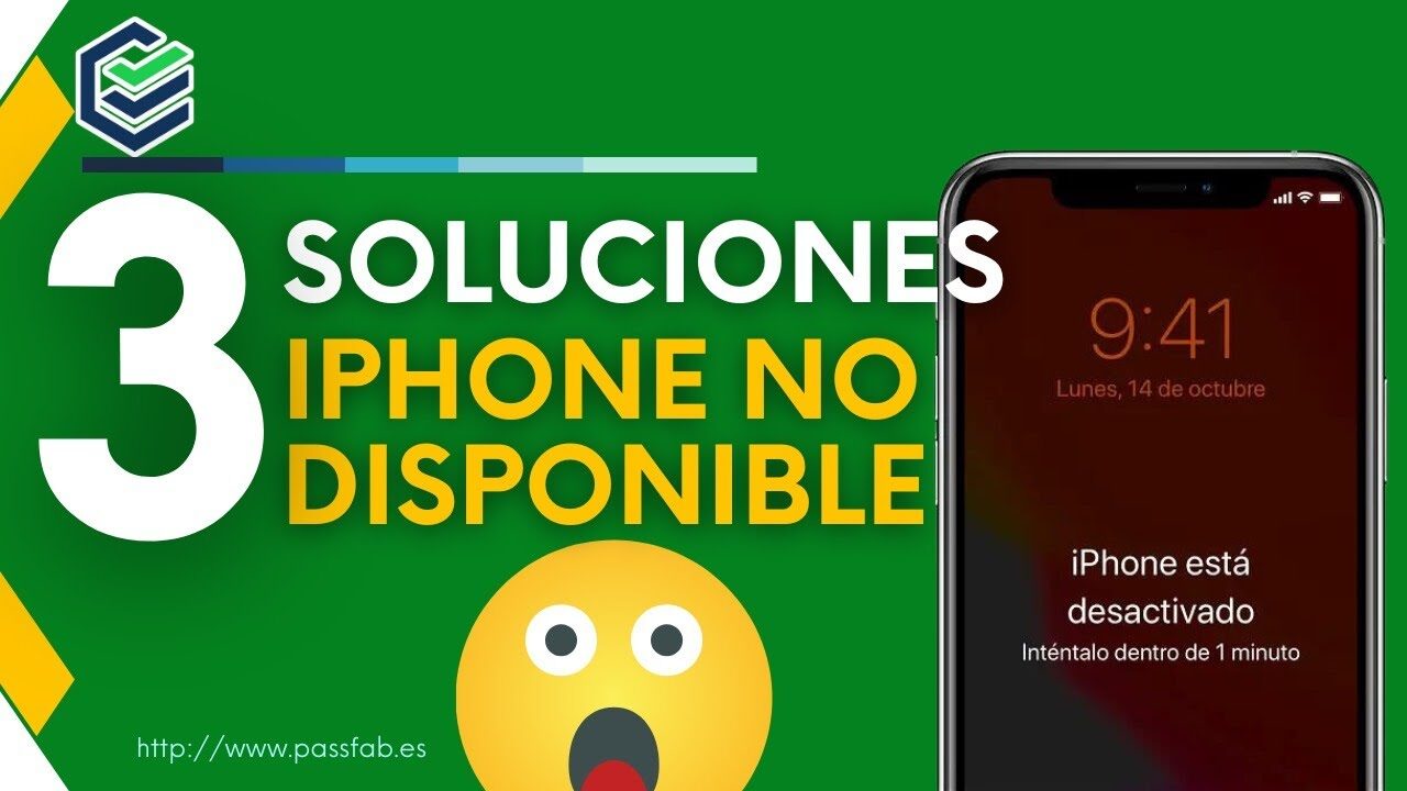 4 Formas Solucionar "iPhone no disponible" Qué Hacer 2026